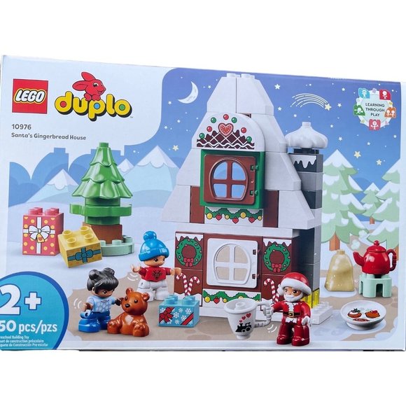Lego | Toys | Lego Duplo 976 Santa Claus Gingerbread House Winter ...